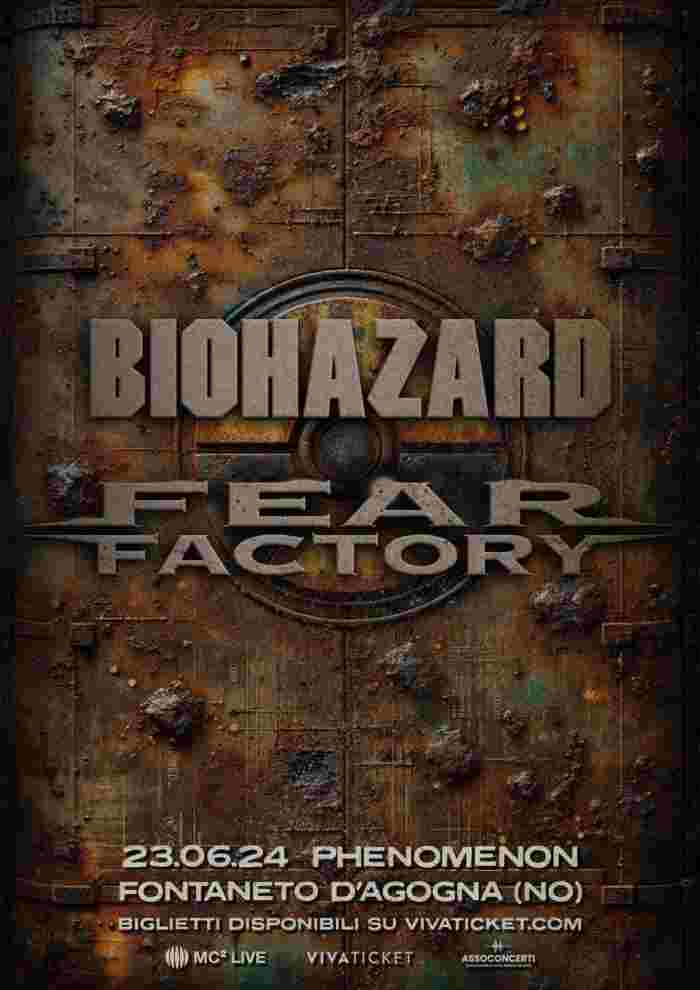 Biohazard e Fear Factory al Phenomenon 2024: biglietti e data